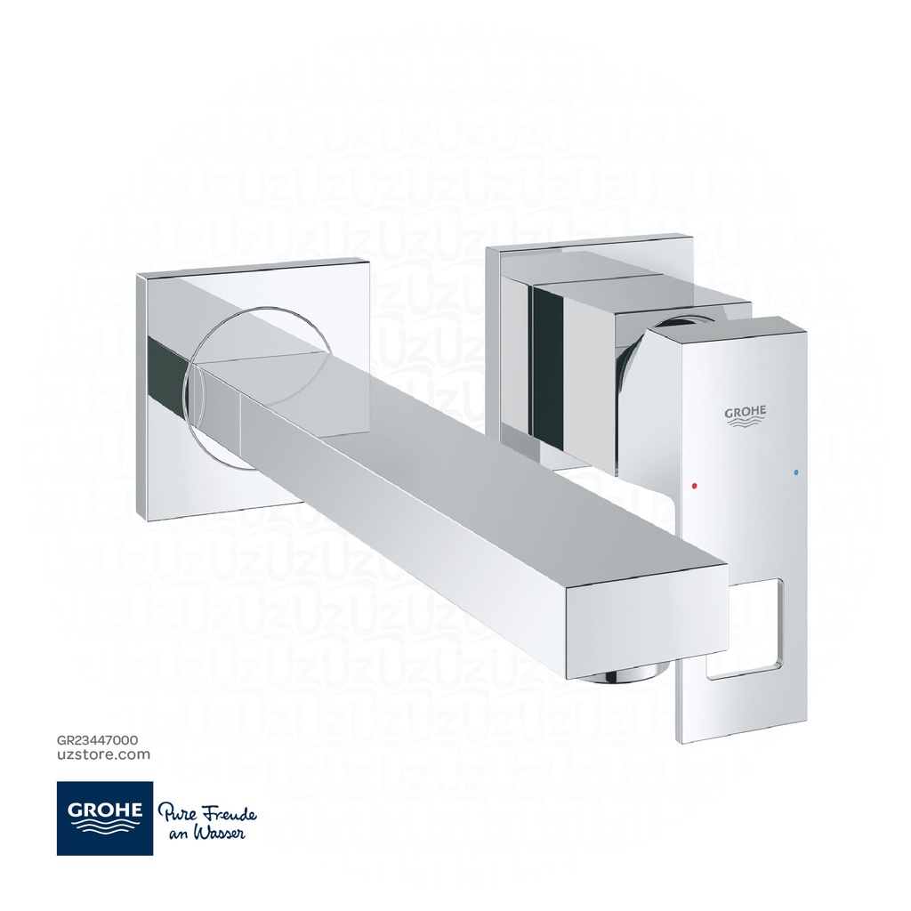 GROHE Eurocube 2-hole basin mixer M-Size , 23447000 , chrome | UZ Store